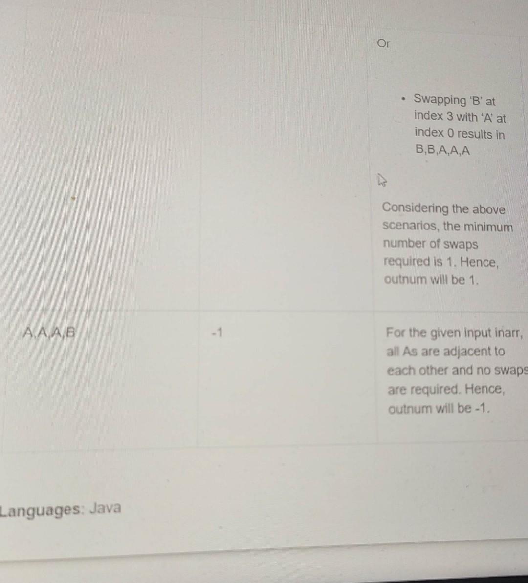 Solved At Least One A” And One B Identify And Print