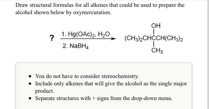Solved Draw structural formulas for all alkenes that could | Chegg.com