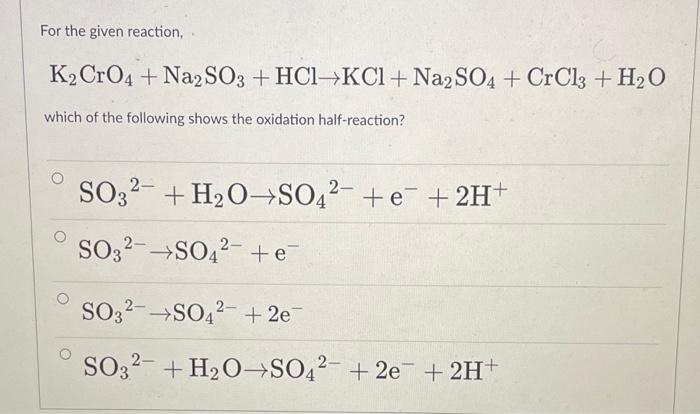 Solved For the given reaction, | Chegg.com
