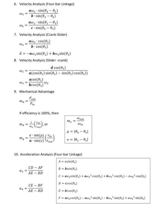 Solved Zac 2ab 1 Ru RE 1. Mobility Equation (Kutzbach): M = | Chegg.com