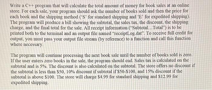 Solved C++ Program, need help, i dont want to use arrays for | Chegg.com