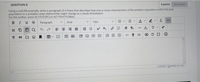Solved QUESTION 8 4 points Save Answer Using a real-life | Chegg.com
