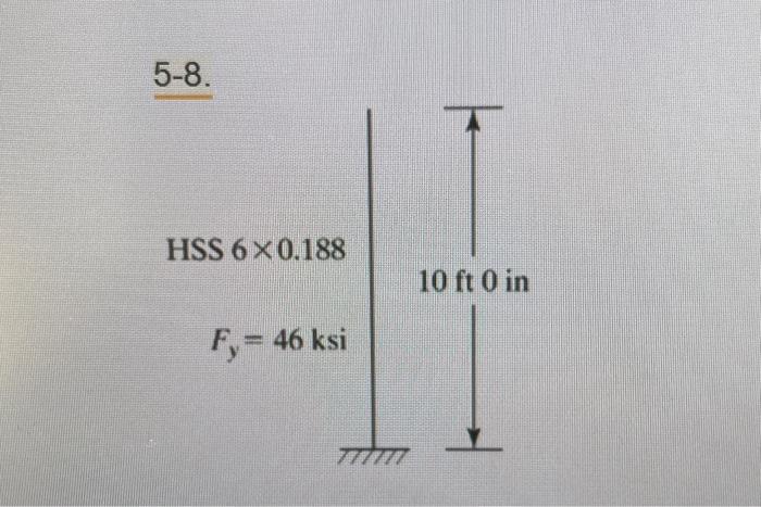 Solved Determine the LRFD design strength for the | Chegg.com