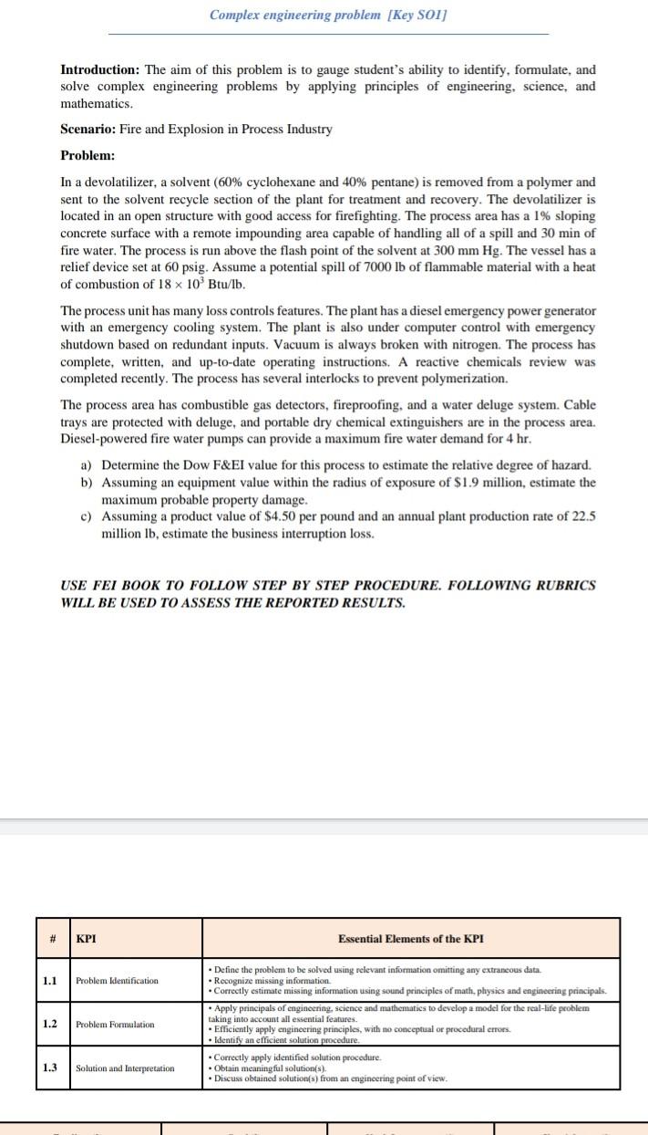 Complex engineering problem (Key Sol] Introduction: | Chegg.com