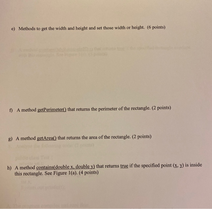 7. Define the MyRectangle2D class that extends the | Chegg.com