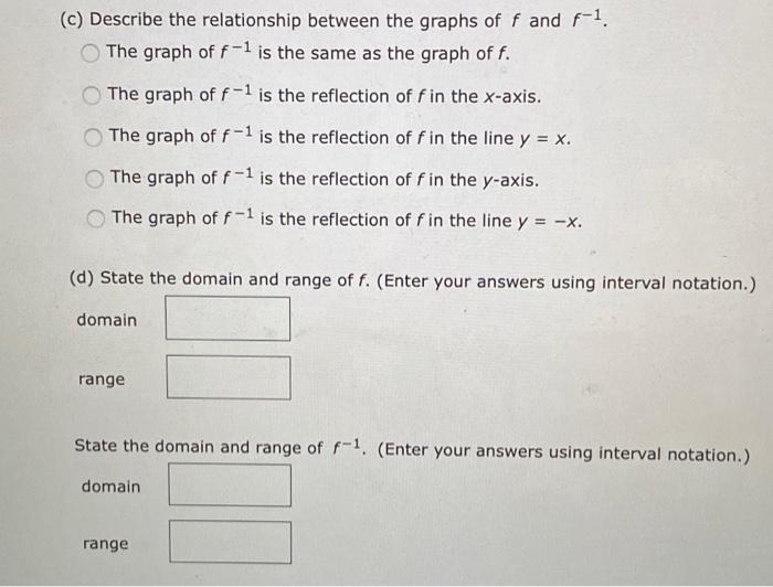 Solved Consider the following function. f(x)=5x+1 (a) Find | Chegg.com