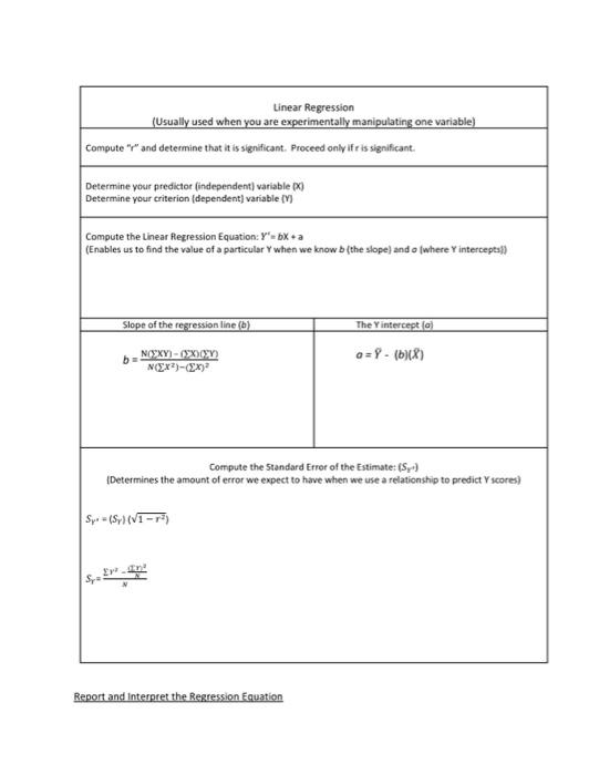 Solved \#2 Assignment Pearson r Correlation Coefficient and | Chegg.com