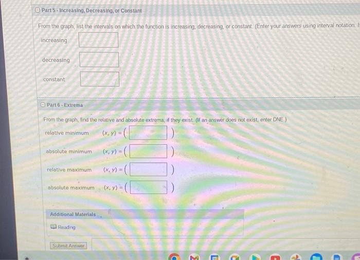 Solved f(x)=2∣x+3∣−3 I Part 1-Graphing Graph the function | Chegg.com