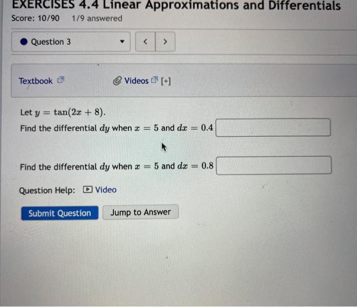 Solved EXERCISES 4.4 Linear Approximations and Differentials | Chegg.com