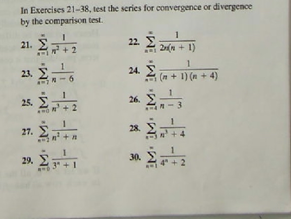 Solved In Exercises 21-38, ﻿test the series for convergence | Chegg.com