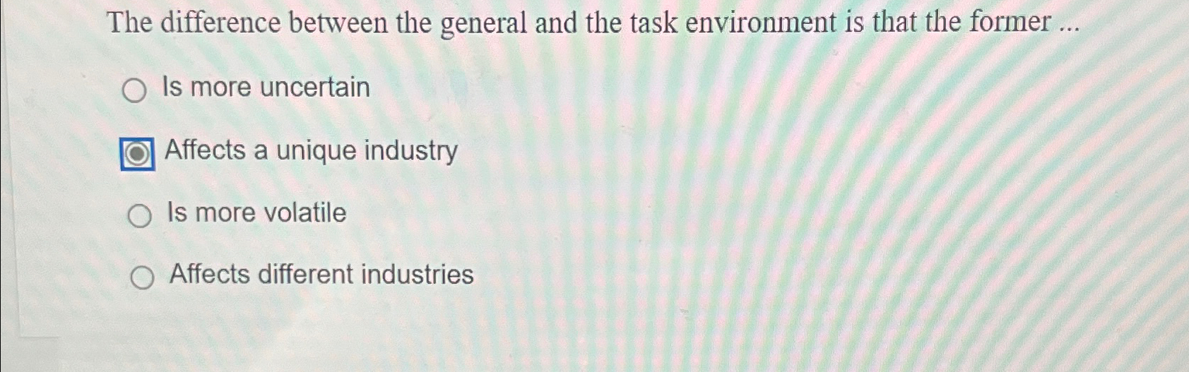 Solved The difference between the general and the task | Chegg.com