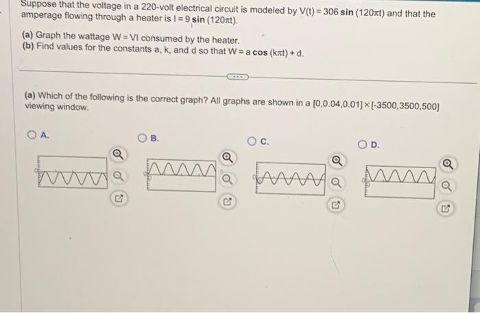 Solved Suppose that the voltage in a 220-volt electrical | Chegg.com