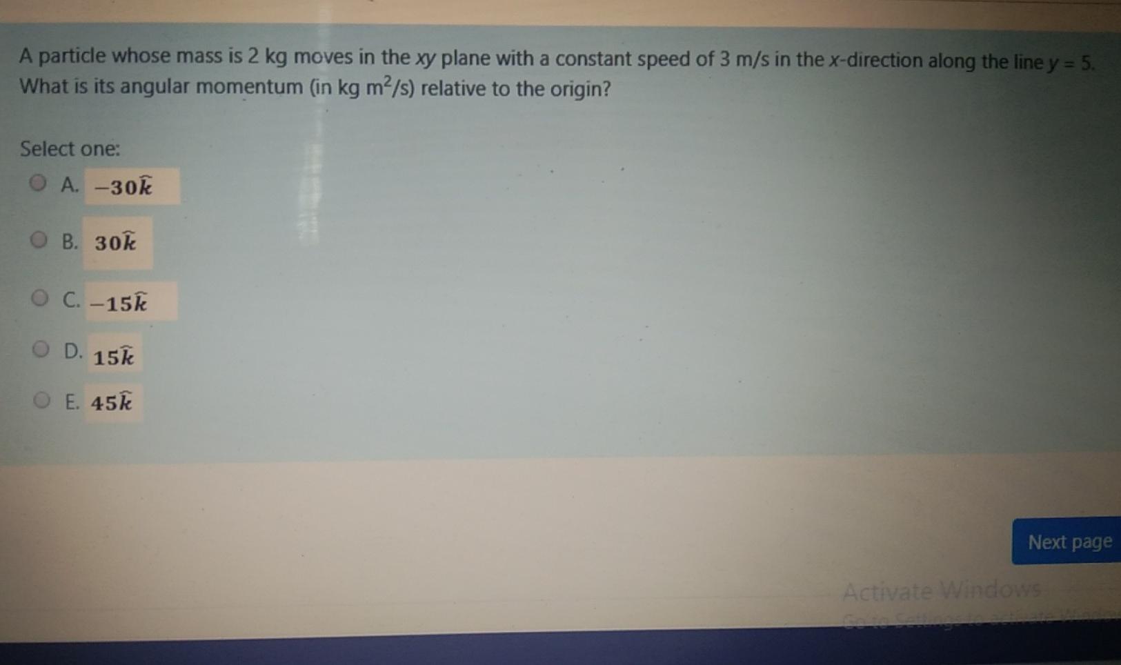 Solved A particle whose mass is 2 kg moves in the xy plane | Chegg.com