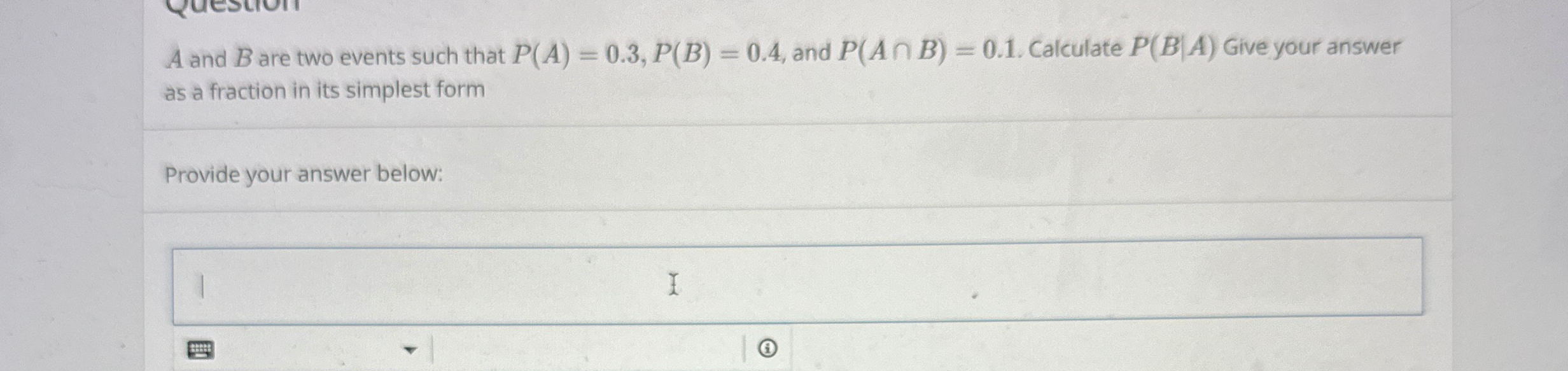 Solved A and B ﻿are two events such that P(A)=0.3,P(B)=0.4, | Chegg.com