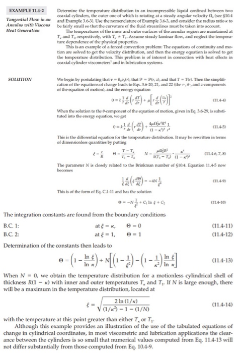23. Tangential Annular Flow of a Highly Viscous | Chegg.com