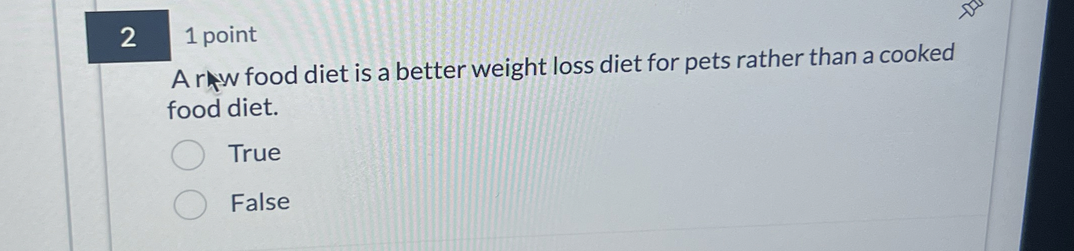 Solved 21 ﻿pointA rww food diet is a better weight loss diet | Chegg.com