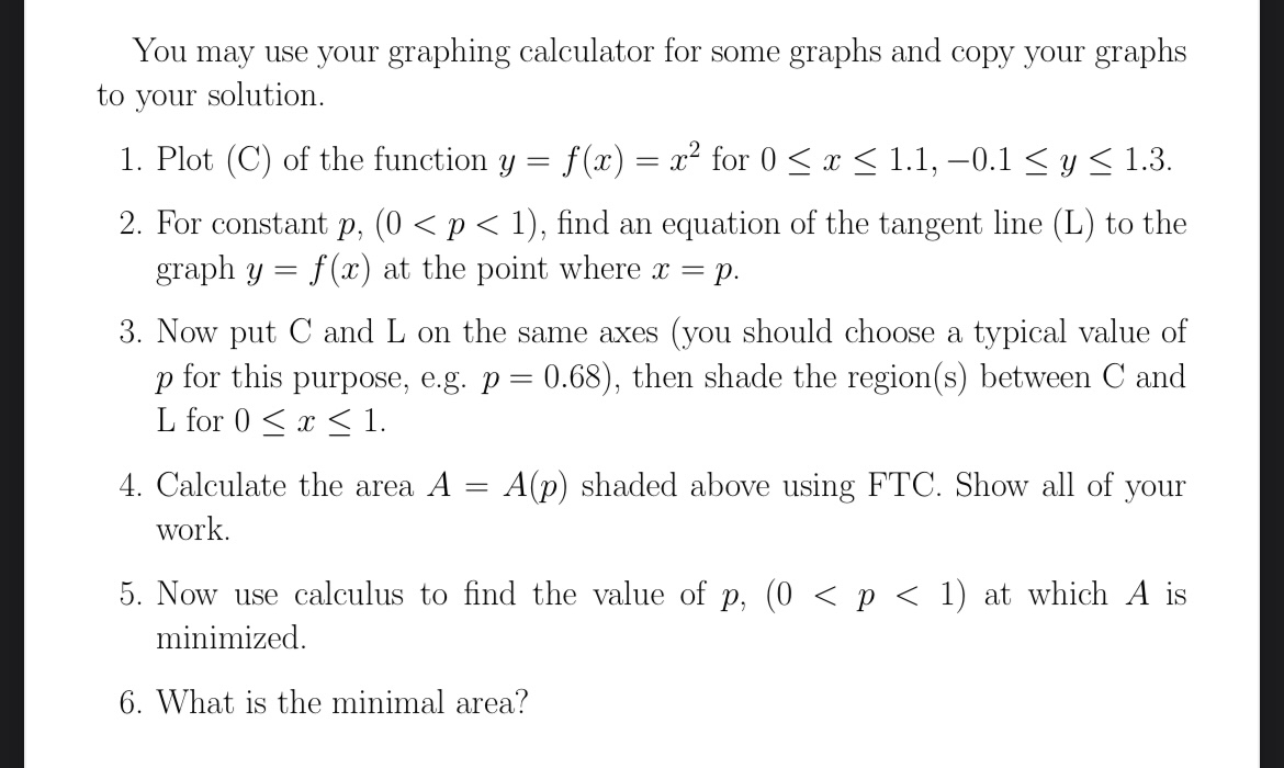 Solved You may use your graphing calculator for some graphs | Chegg.com