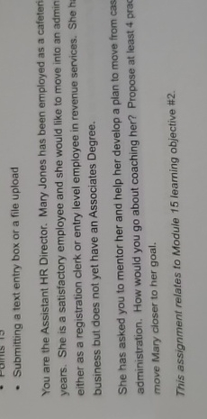 Solved Submitting a text entry box or a file uploadYou are | Chegg.com