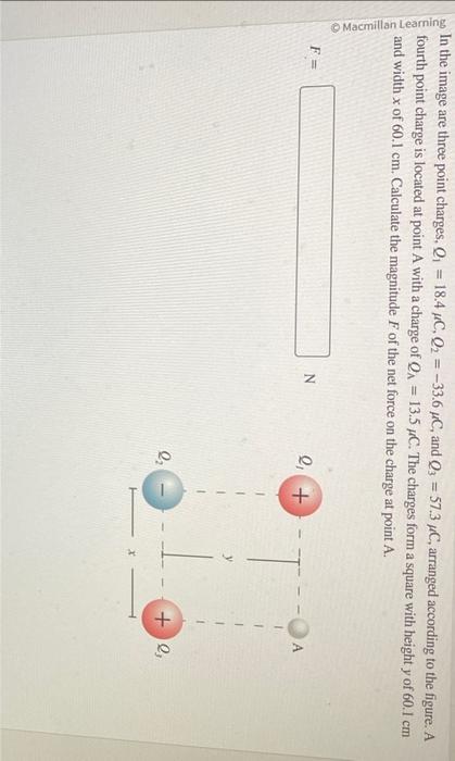 Solved Two particles, one with charge −2.09×10−6C and the | Chegg.com