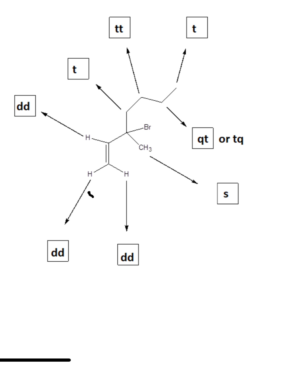 Solved Predict the splitting pattern (singlet (s), ﻿doublet | Chegg.com