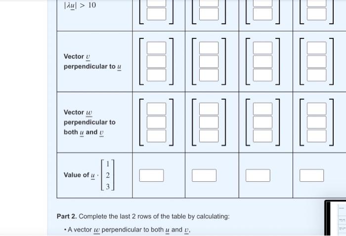Solved Part 1. Complete the first 4 rows of the table using | Chegg.com