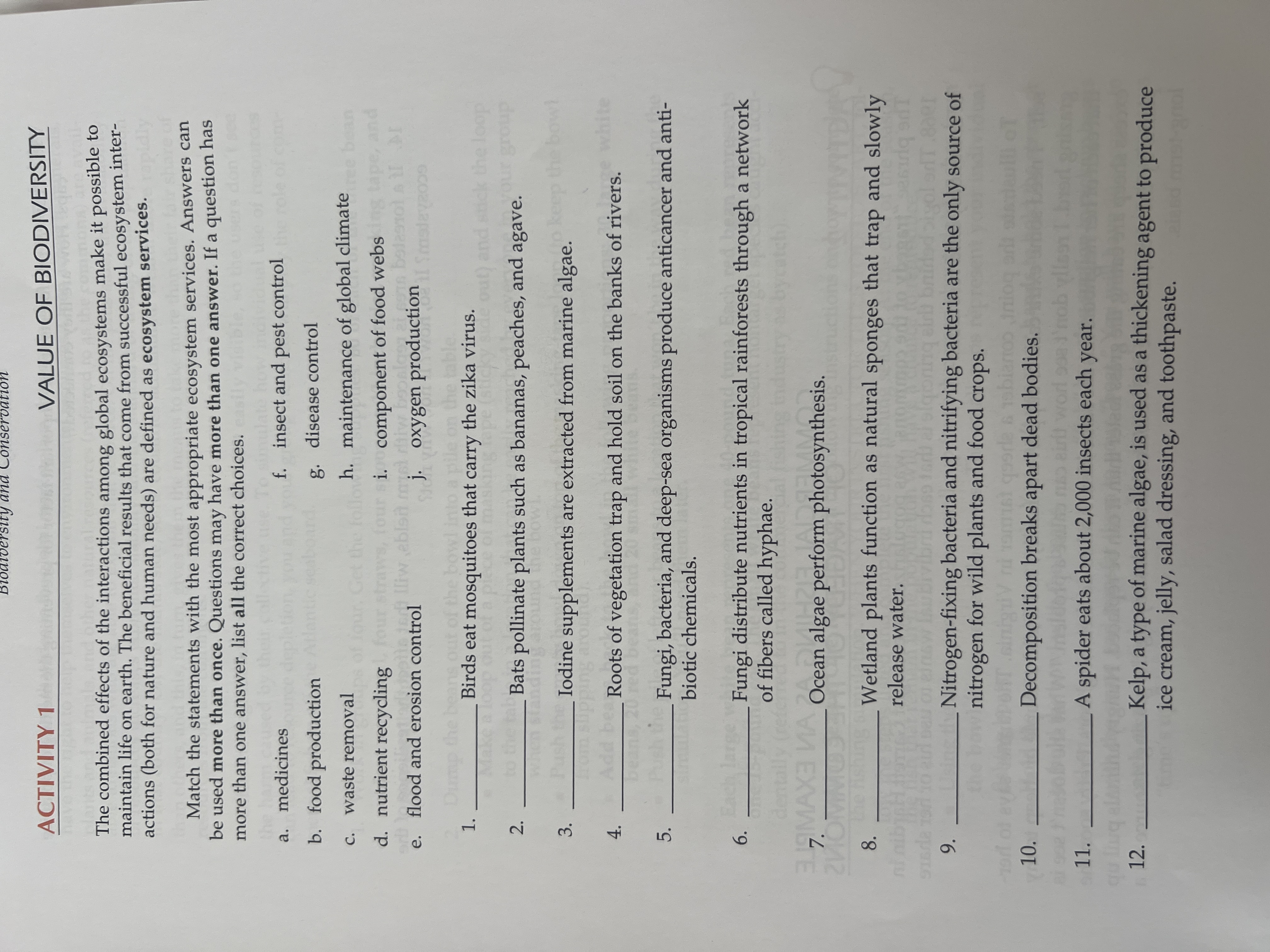 Solved The combined effects of the interactions among global | Chegg.com