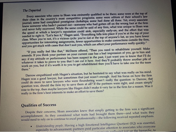 Solved 1) what are the concerns of individual associate? | Chegg.com