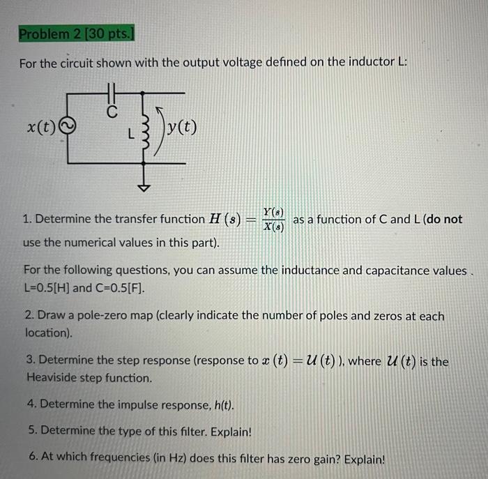 Solved For the circuit shown with the output voltage defined | Chegg.com