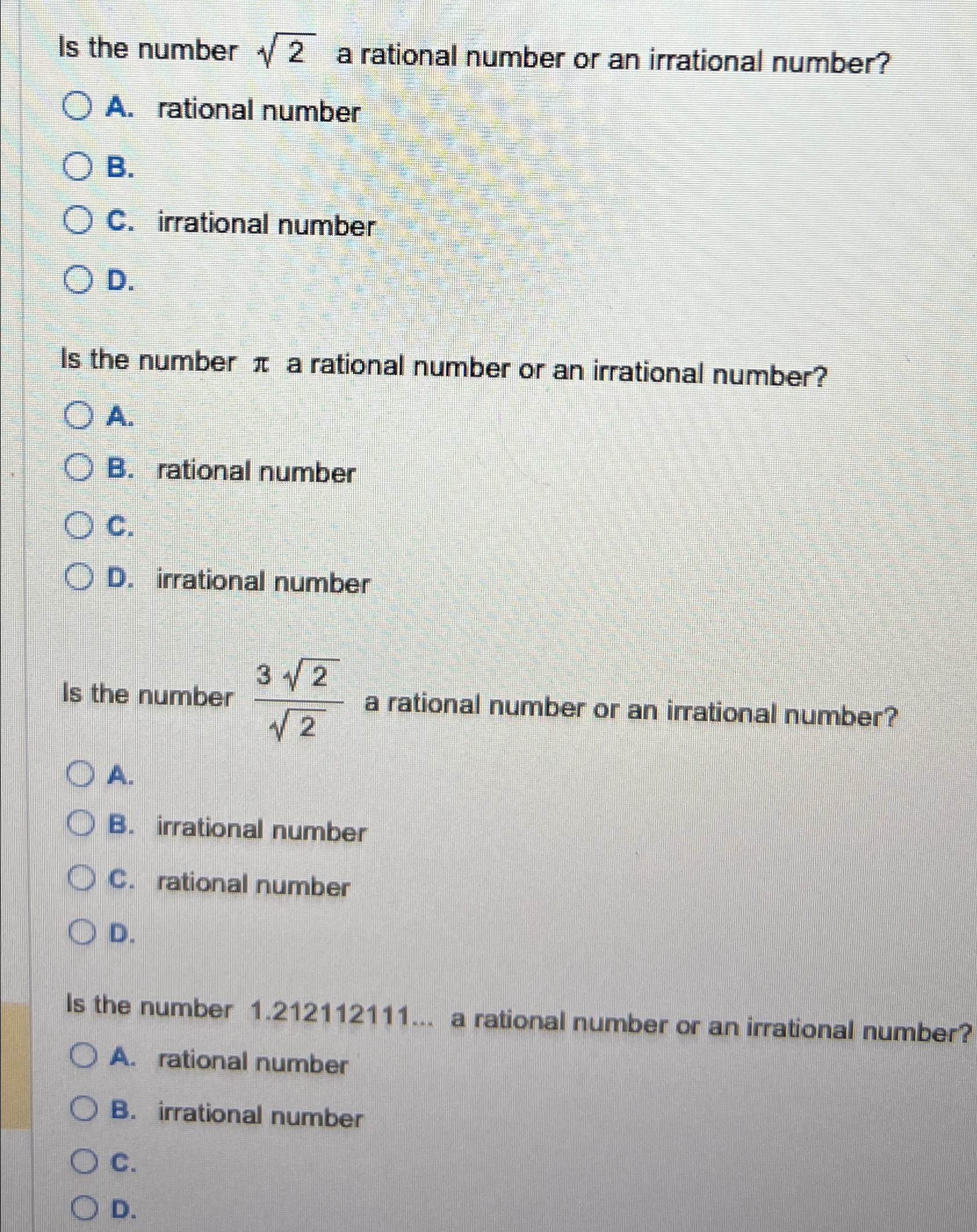 Solved Is the number 22 ﻿a rational number or an irrational | Chegg.com