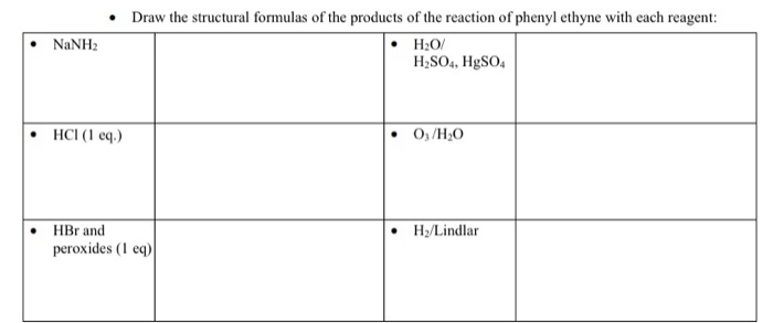 Solved • • NaNH2 Draw the structural formulas of the | Chegg.com