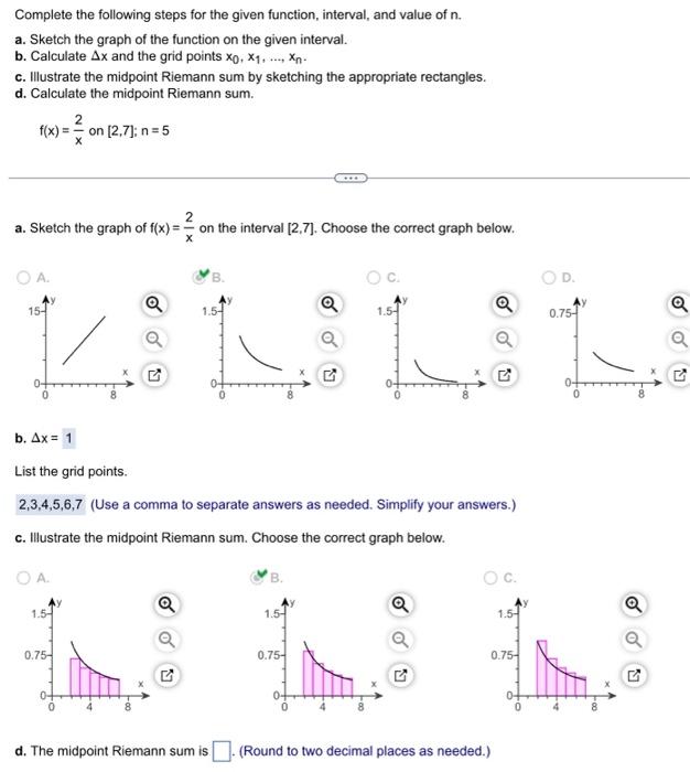 Solved Calculate the left and the right Riemann sums for | Chegg.com