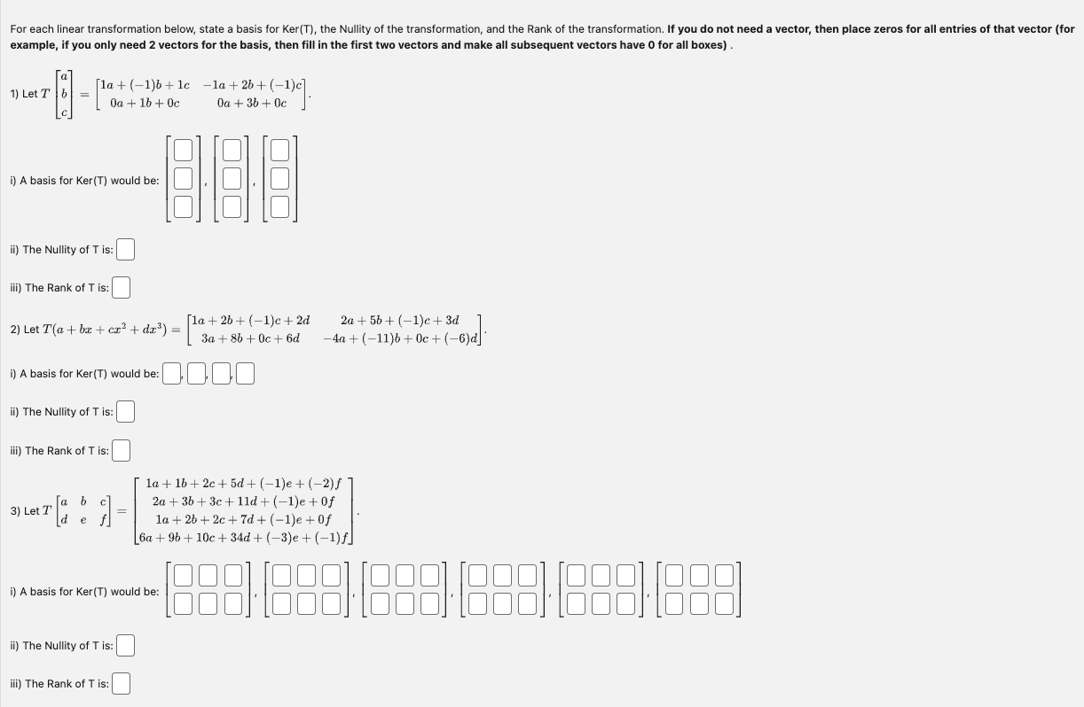 Solved example, if you only need 2 ﻿vectors for the basis, | Chegg.com