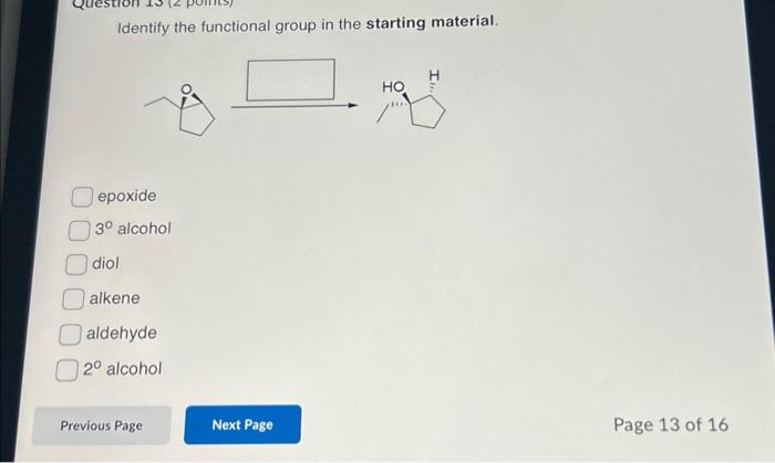 Solved Question 12 ( 2 points) Identify all possible | Chegg.com