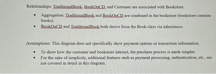 Solved Please create a UML class diagram using the | Chegg.com