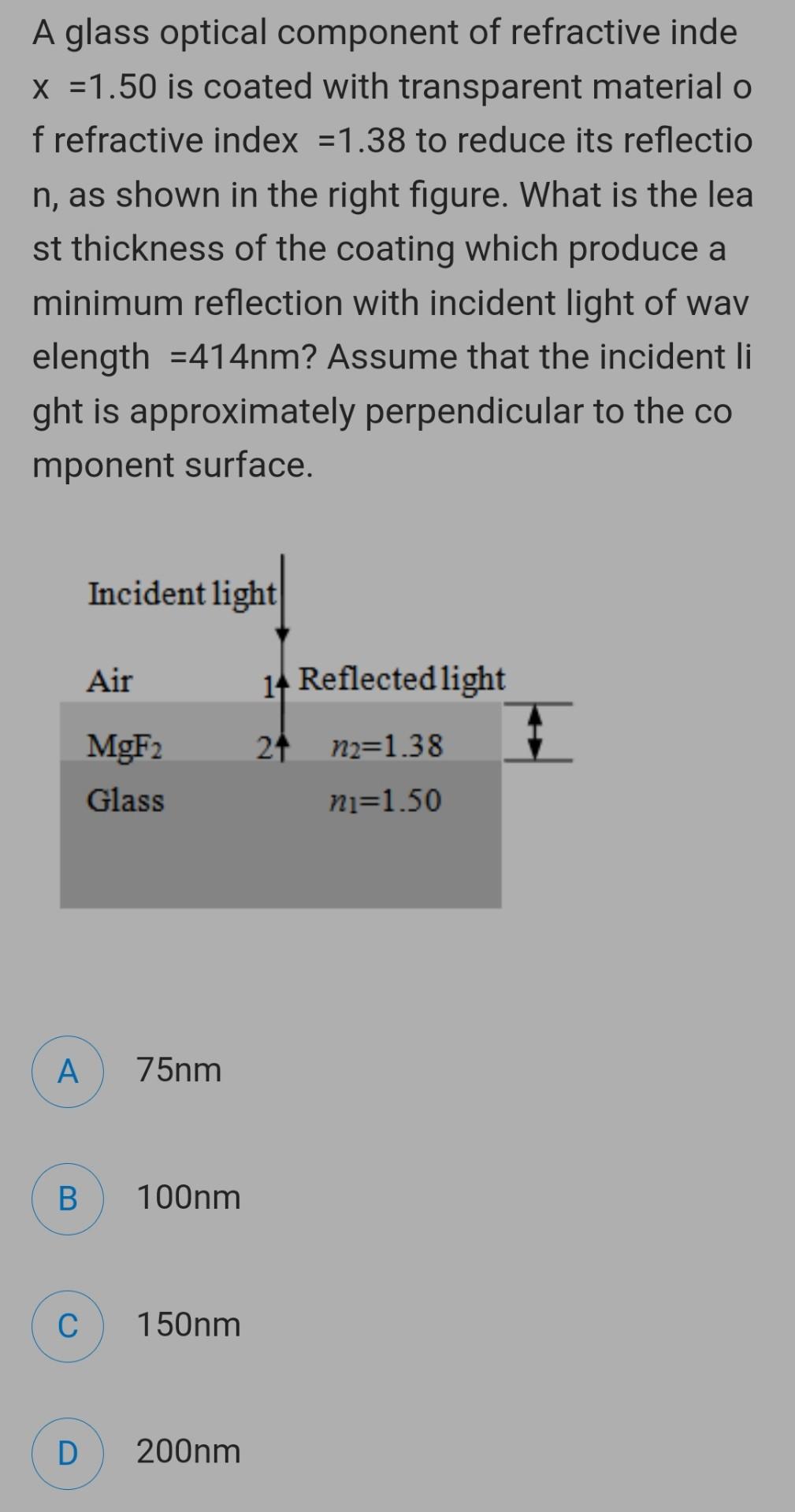 Solved 1.Imagine observing the double-slit pattern for light | Chegg.com
