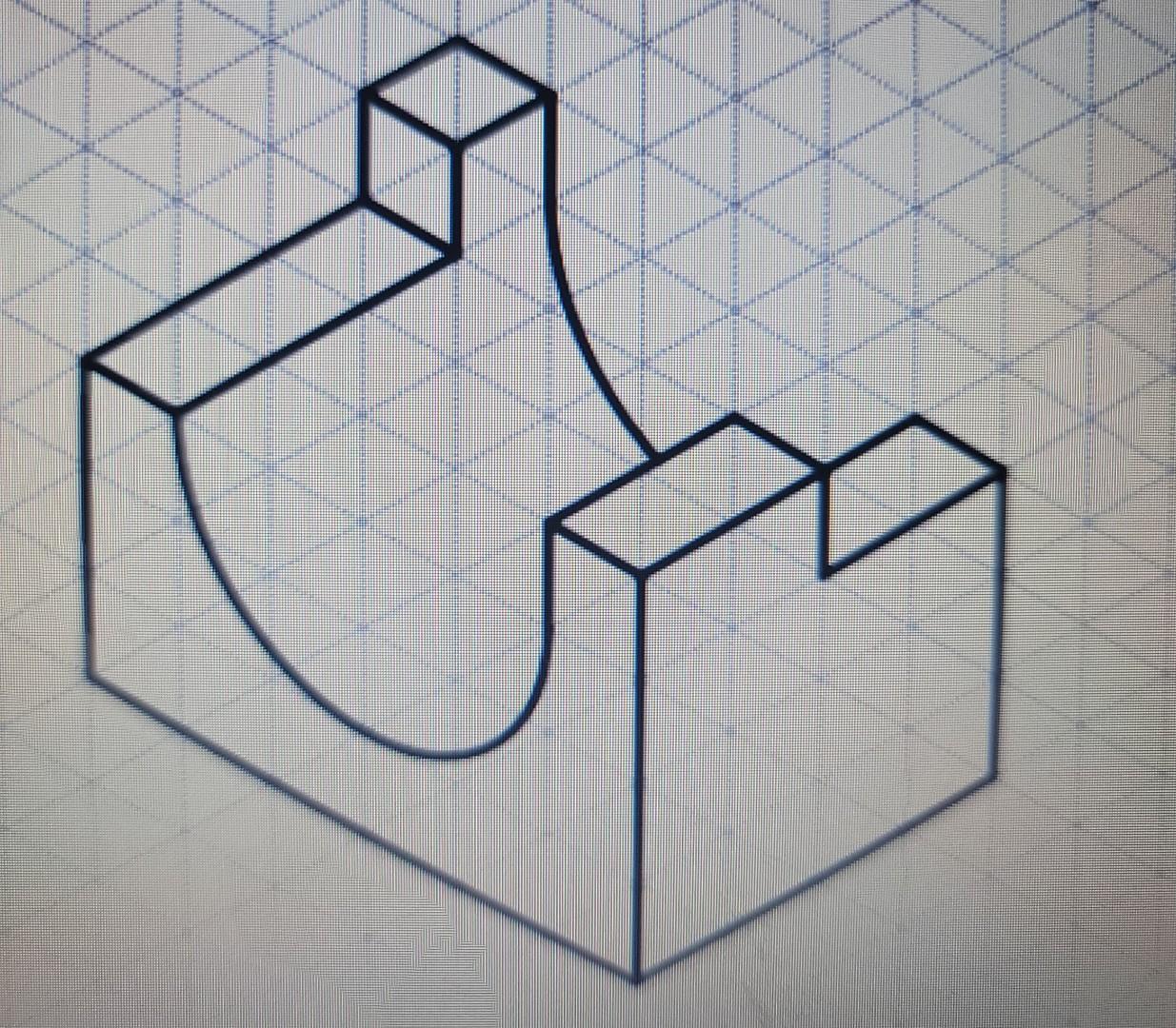 Solved draw necessary multiview drawings of the following | Chegg.com