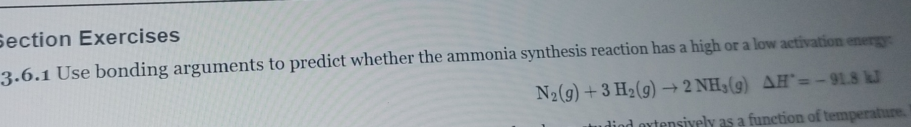Solved ection Exercises3.6.1 ﻿Use bonding arguments to | Chegg.com