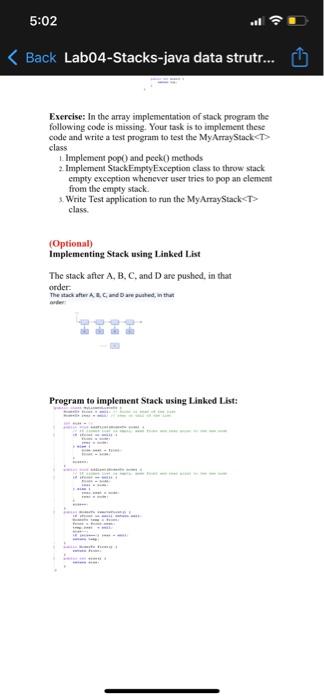 Objectives: 1. About Stack 2. Solving Postfix | Chegg.com