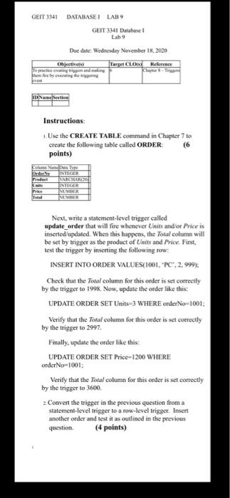 Stored Procedures: Complete and test the following | Chegg.com