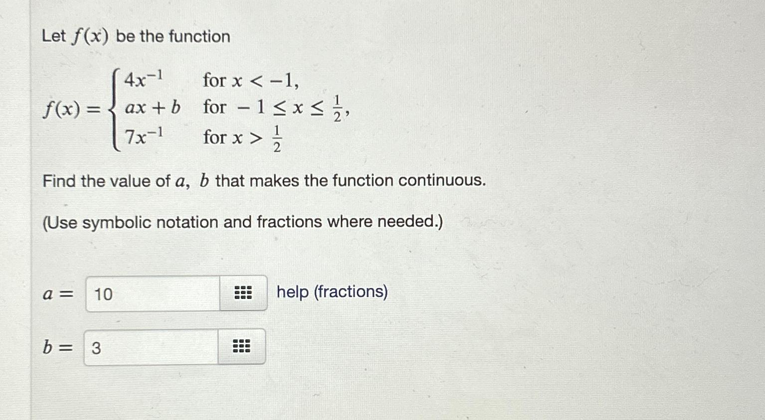 Solved Let f(x) ﻿be the | Chegg.com