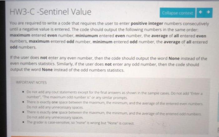 Solved You are required to write a code that requires the | Chegg.com