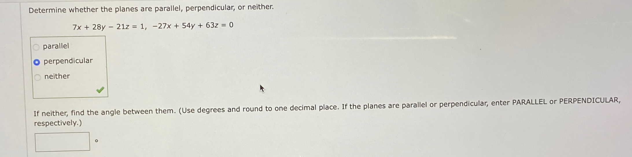 Solved Determine whether the planes are parallel, | Chegg.com