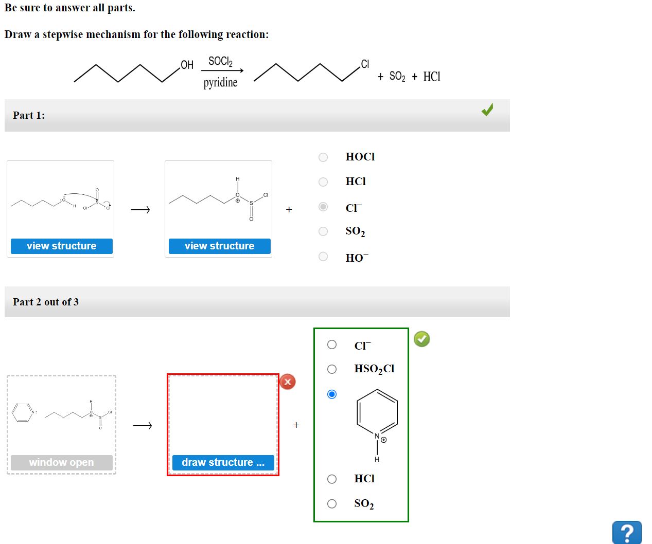 Solved Be ﻿sure to ﻿answer all parts.Draw a stepwise | Chegg.com