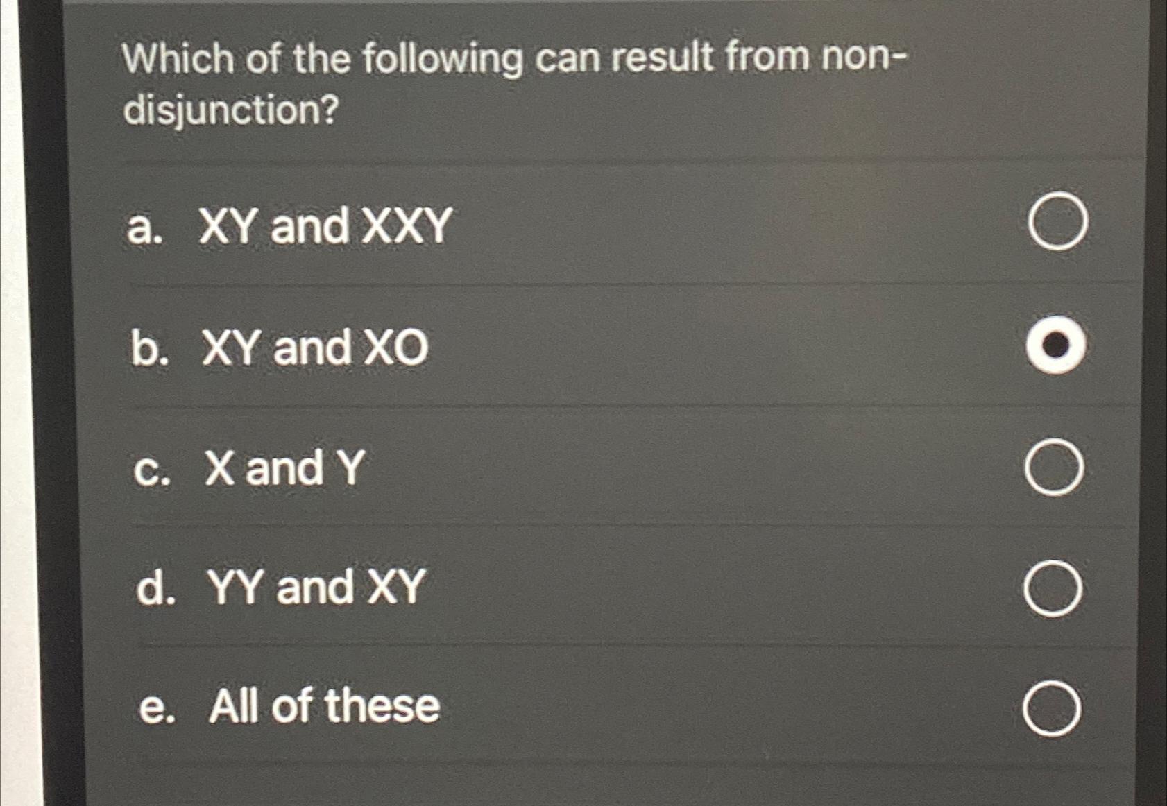 Solved Which of the following can result from | Chegg.com