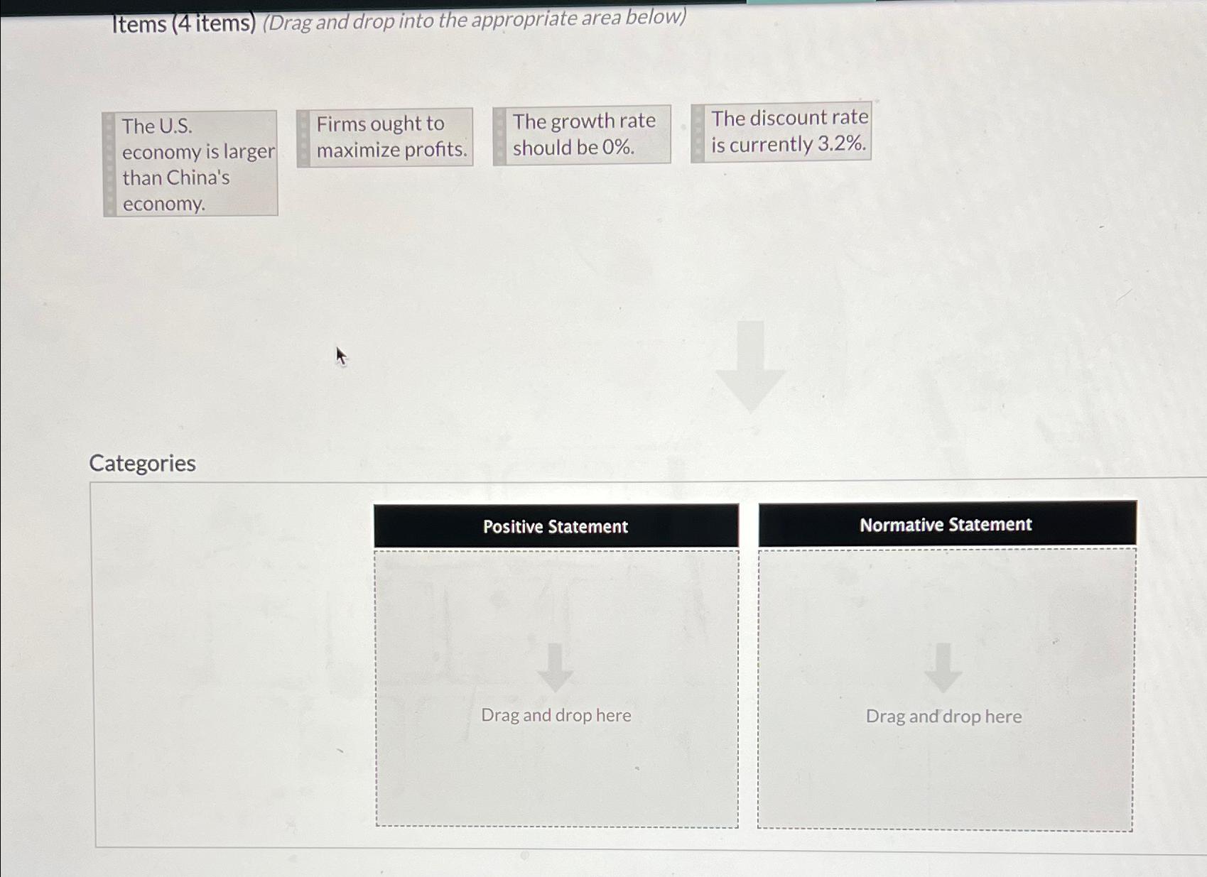 Solved Items (4 ﻿items) (Drag and drop into the appropriate | Chegg.com