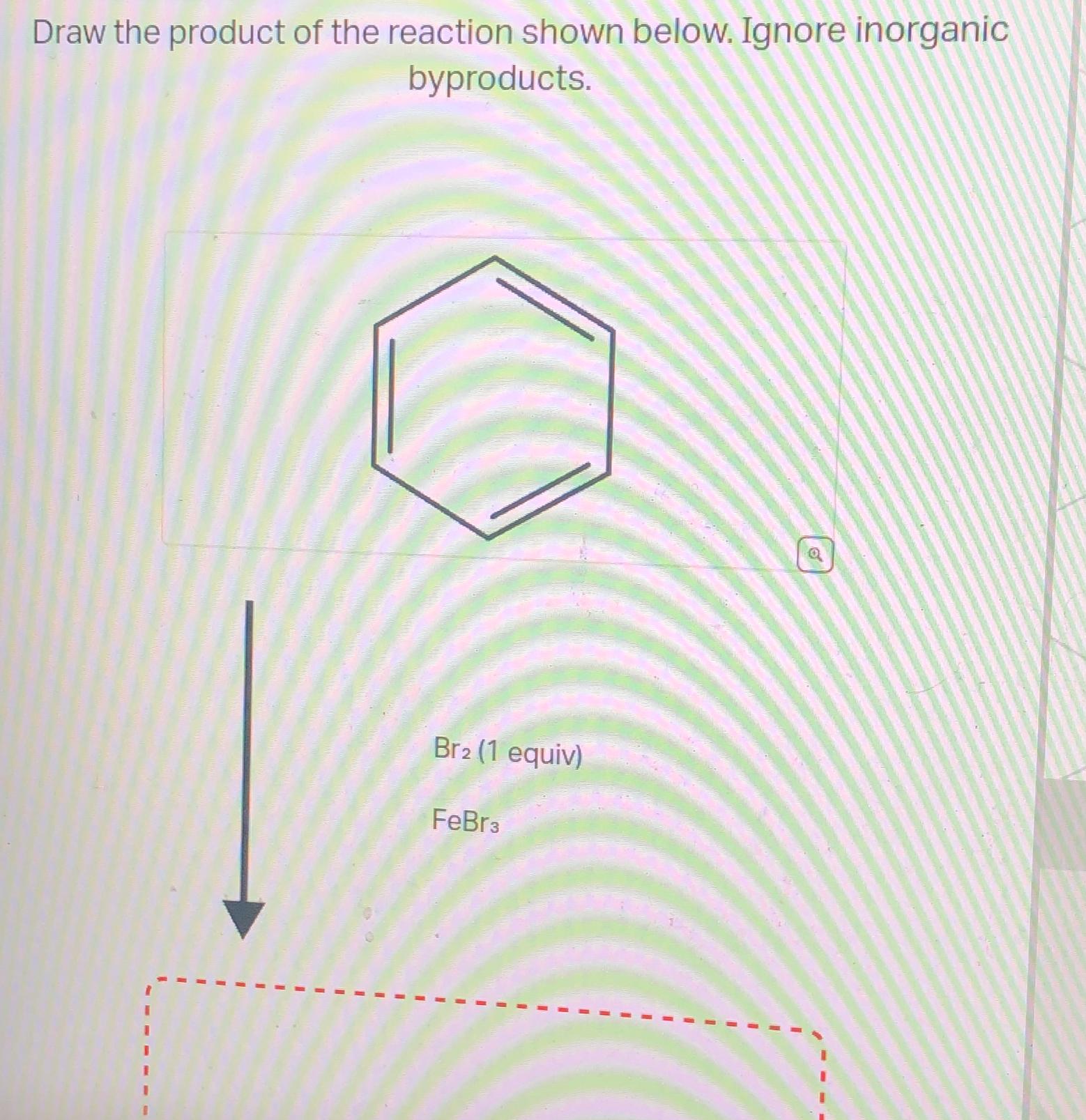 Solved Draw the product of the reaction shown below. Ignore | Chegg.com