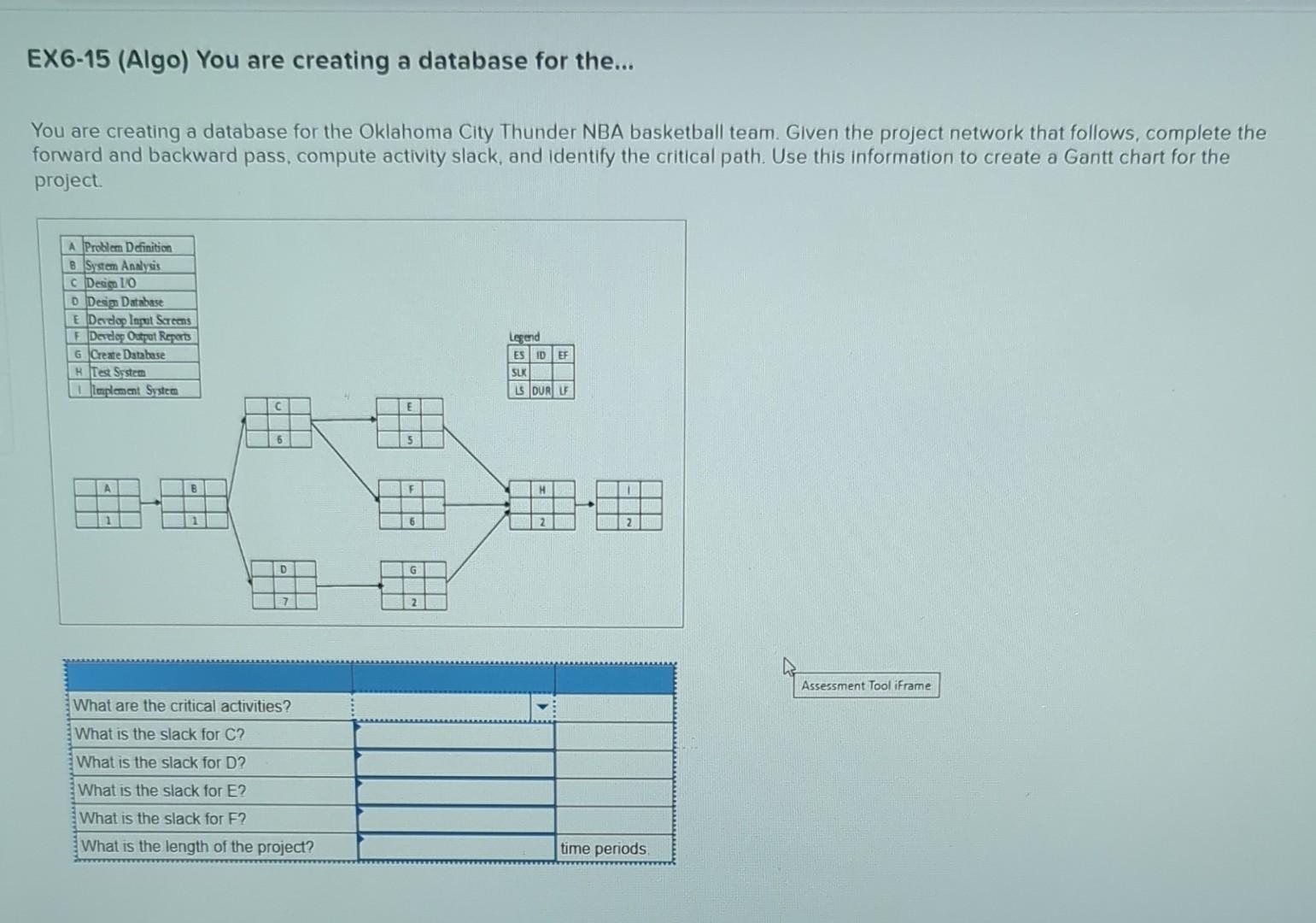 Solved EX6-15 (Algo) You are creating a database for the... | Chegg.com