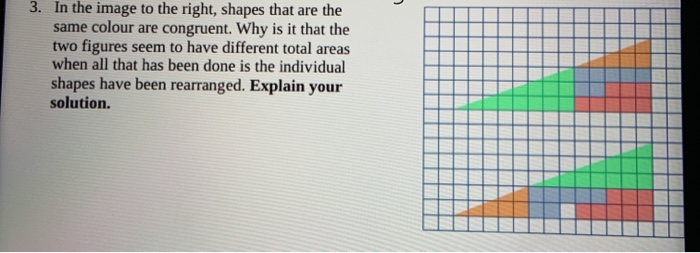 Solved 3. In the image to the right, shapes that are the | Chegg.com