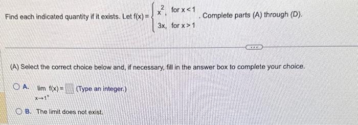 Solved Find each indicated quantity if it exists. Let | Chegg.com