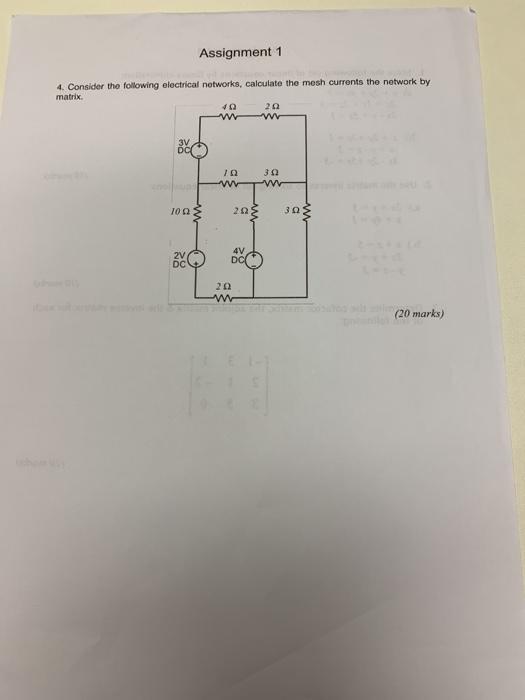 Solved Assignment 1 1. Solve the following ser of linear | Chegg.com